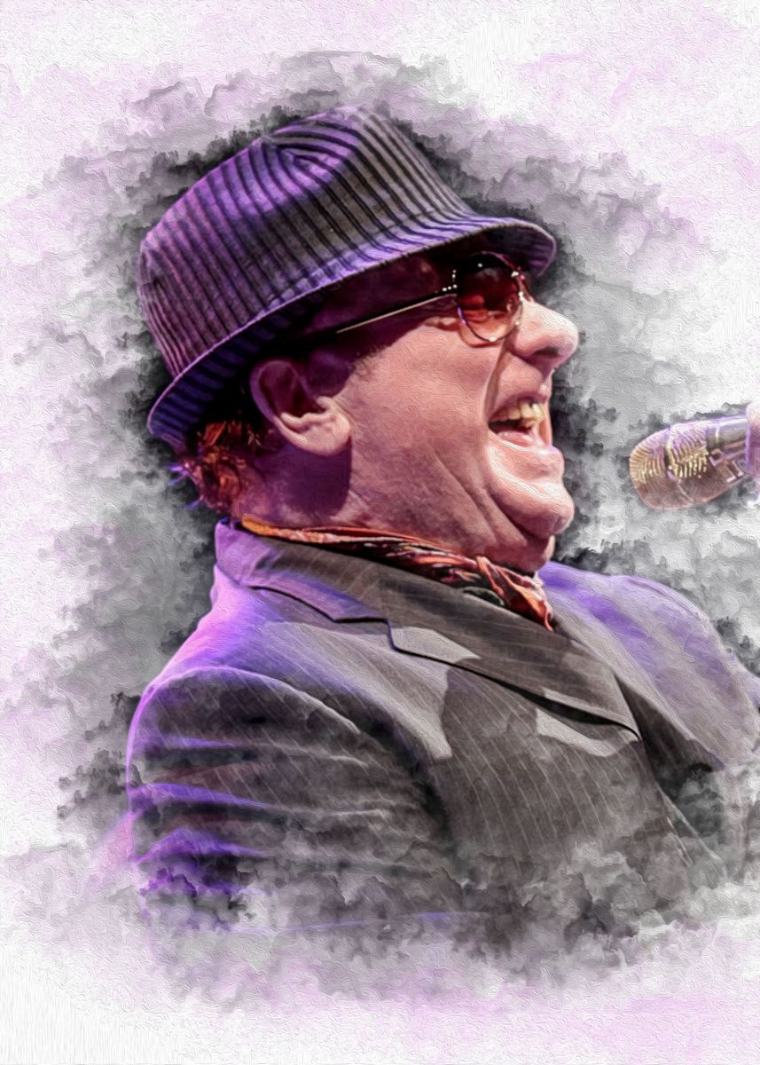 'Van Morrison' Poster, picture, metal print, paint by Sabiqul Fahmi ...