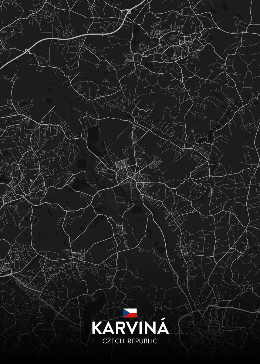 'Karvina CZ' Poster by IMR Designs | Displate