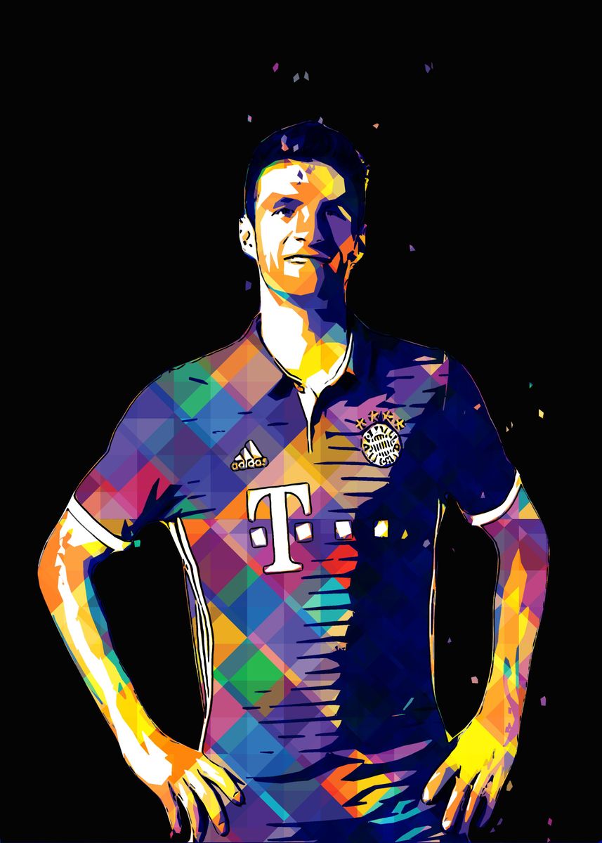 'Thomas Muller' Poster, picture, metal print, paint by HildaWarren ...