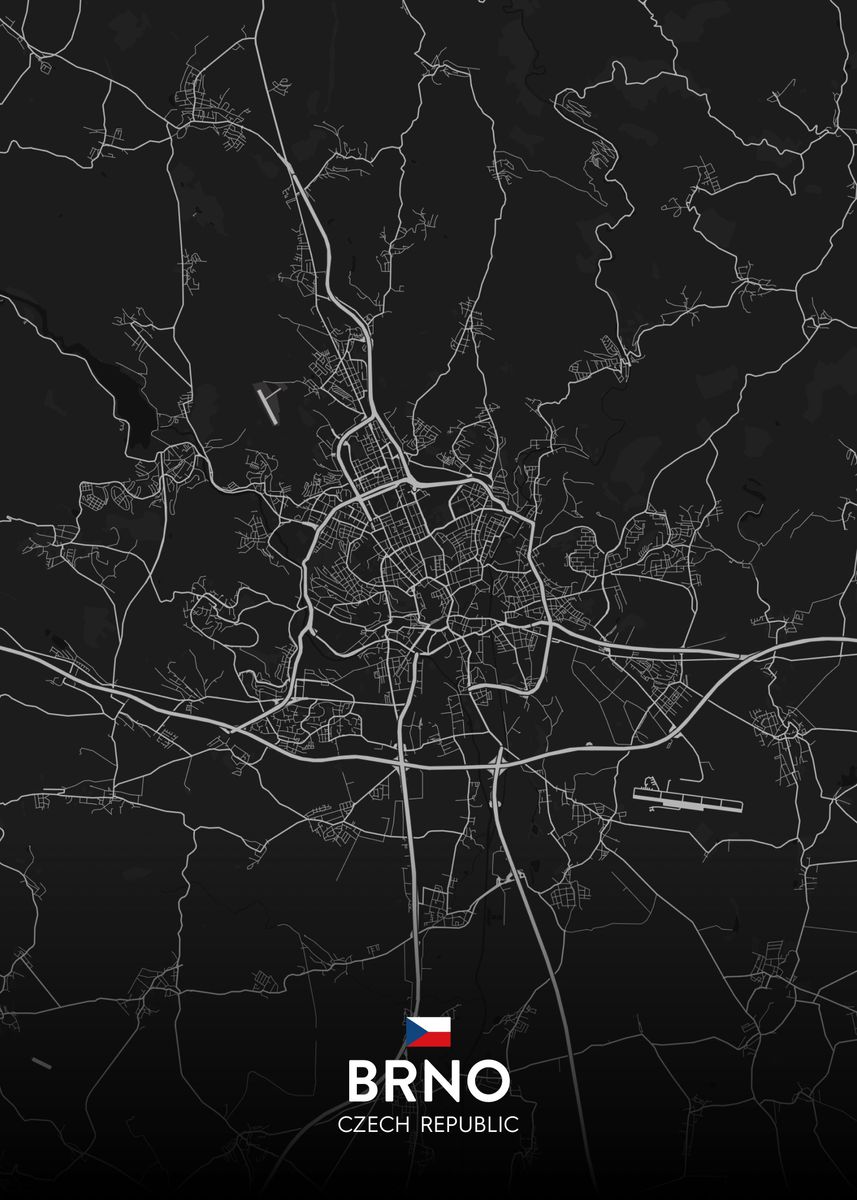 'Brno CZ' Poster, picture, metal print, paint by IMR Designs | Displate