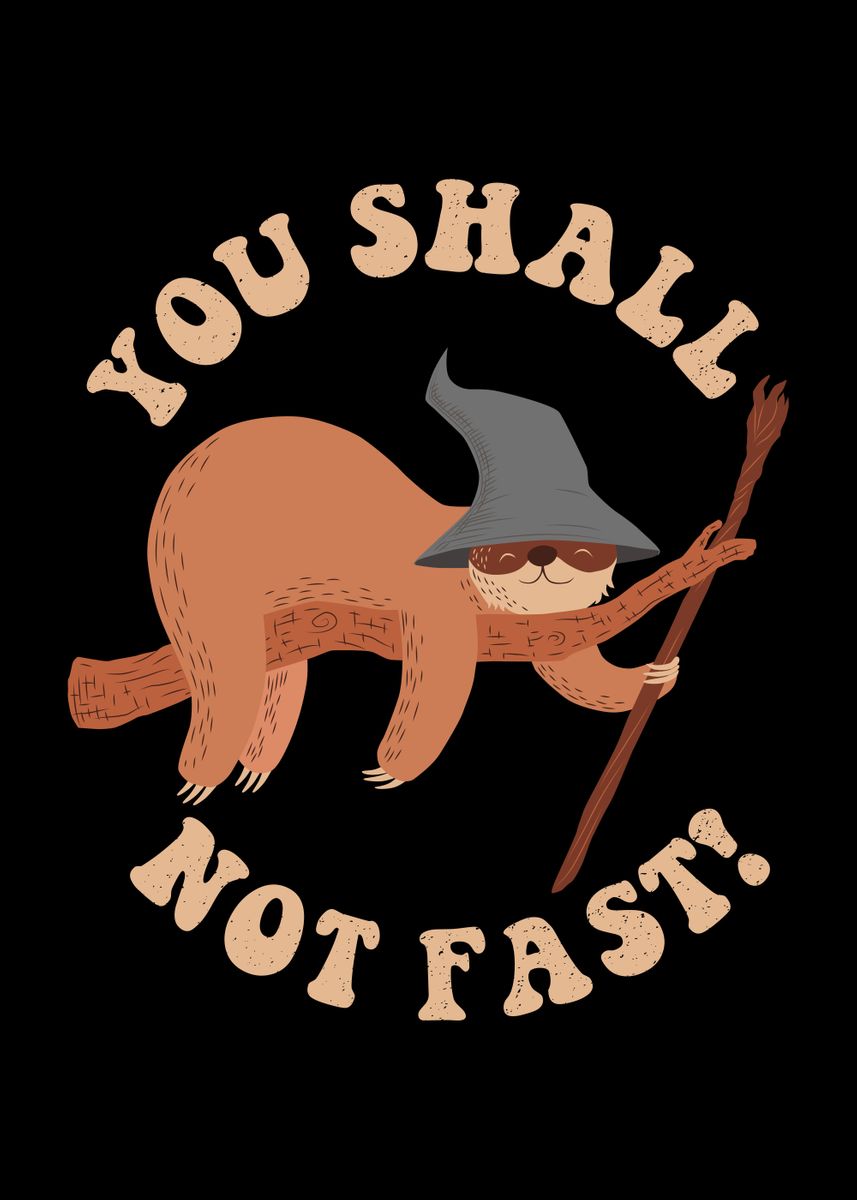 'You Shall Not Fast' Poster, picture, metal print, paint by sachpica ...