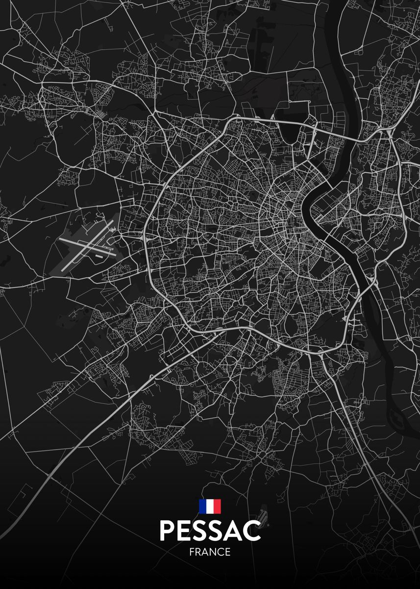 'Pessac FR' Poster by IMR Designs | Displate