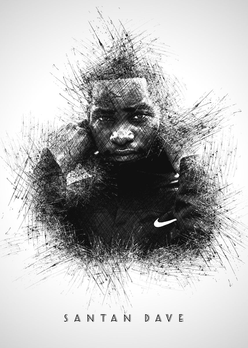 'Santan Dave' Poster, picture, metal print, paint by Clay Williams ...