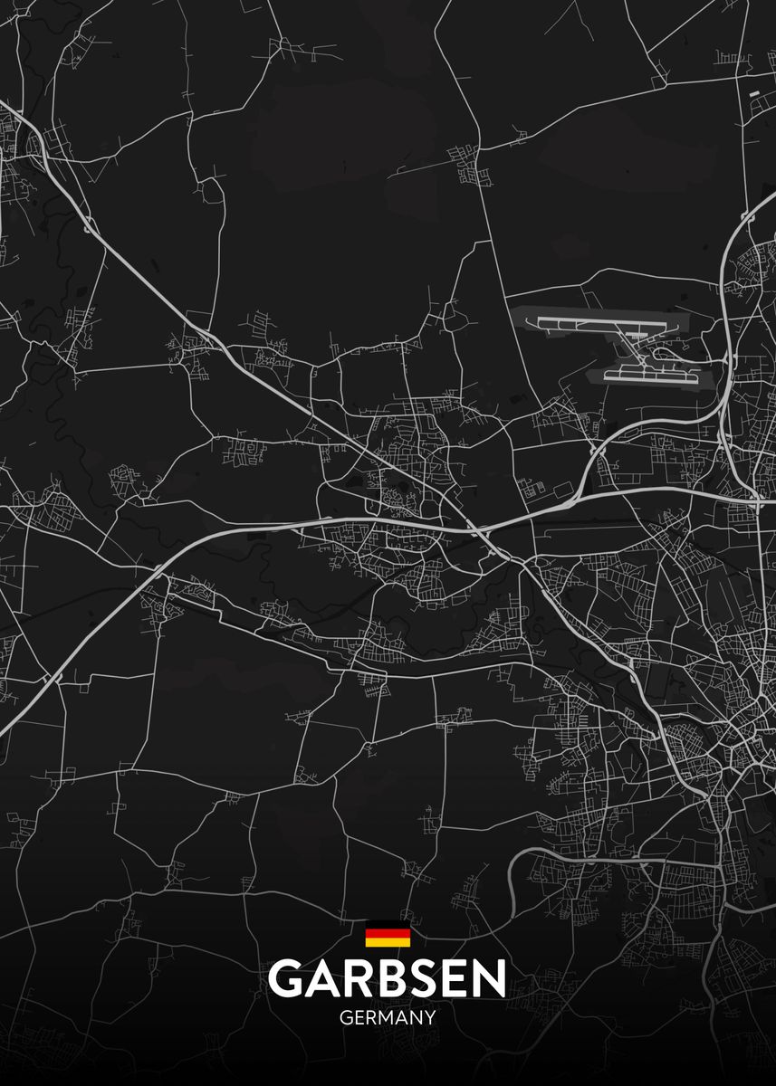 'Garbsen DE' Poster by IMR Designs | Displate