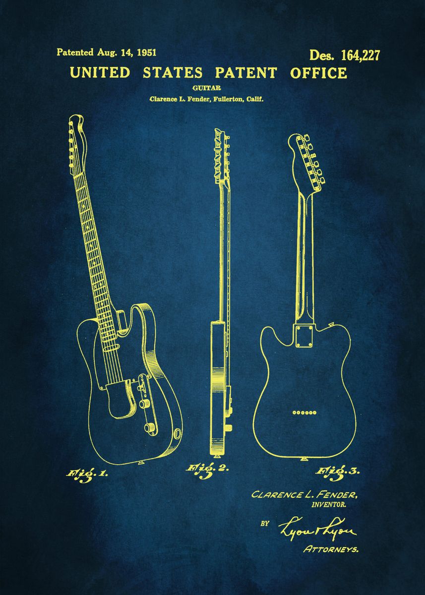 '15 Fender Telecaster Guit' Poster by Roy Davis | Displate