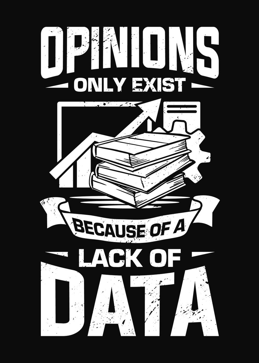 'Data Analyst Scientist' Poster, picture, metal print, paint by Marcel ...