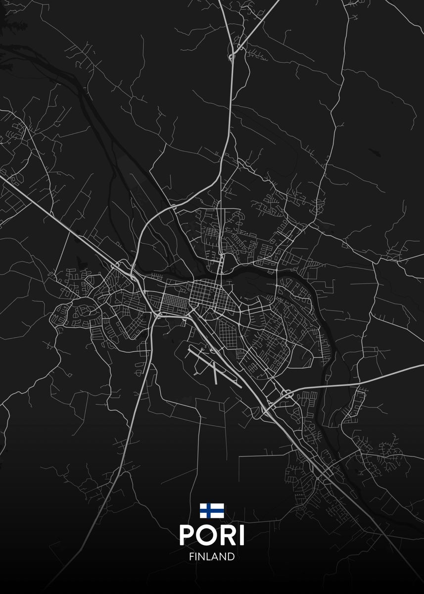 'Pori FI' Poster by IMR Designs | Displate