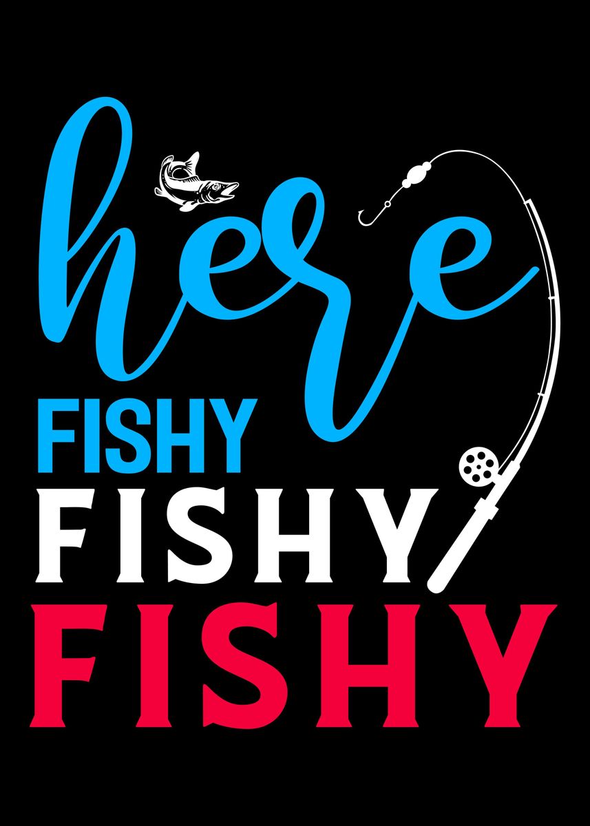 'Fishing Lover Angler' Poster by Christian Mueller | Displate