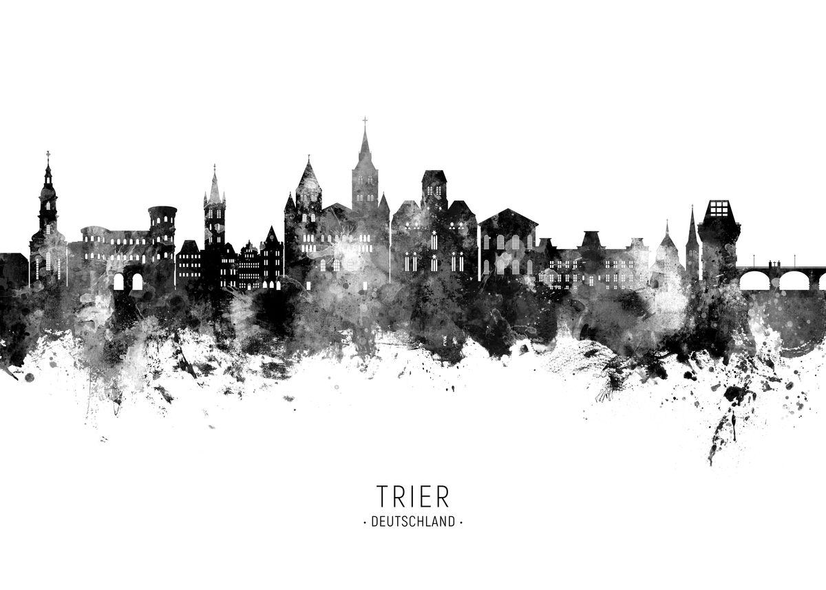 Trier Skyline Digital Prints Art & Collectibles Prints etna.com.pe
