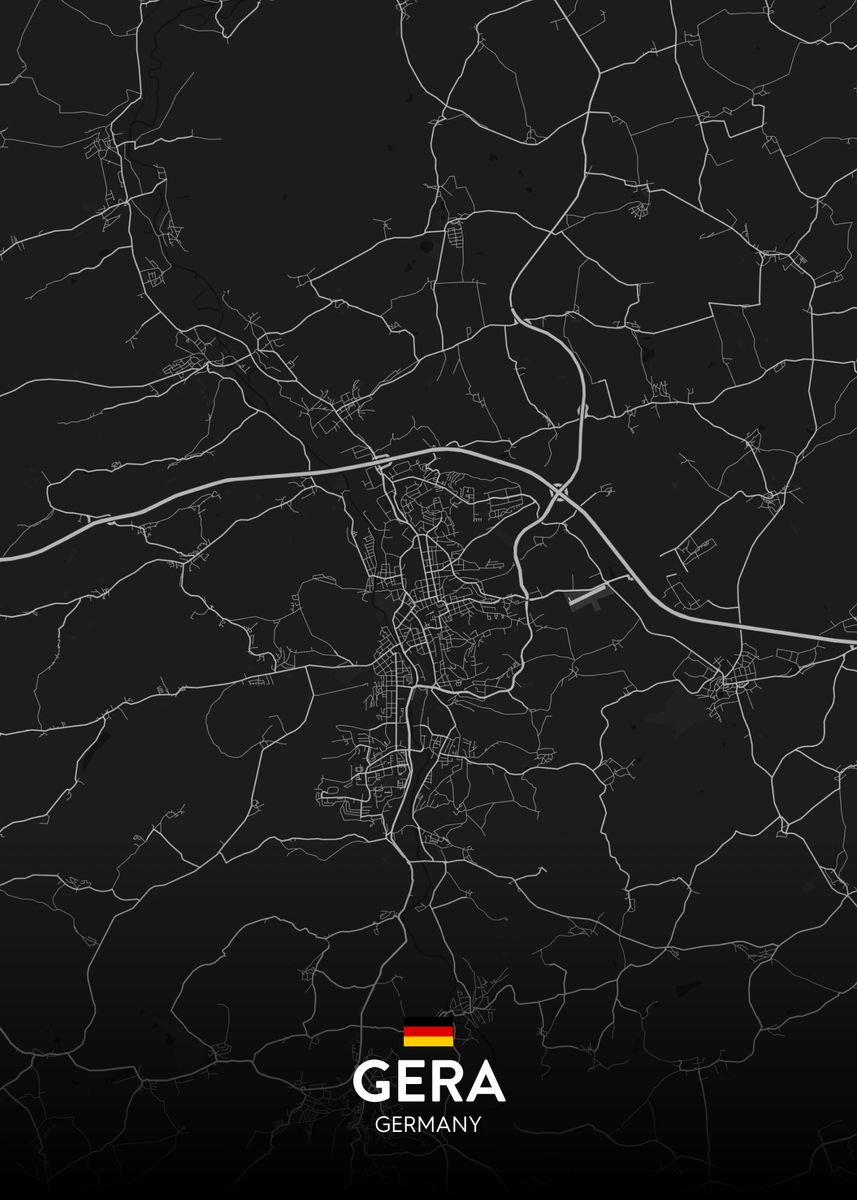 'Gera DE' Poster by IMR Designs | Displate