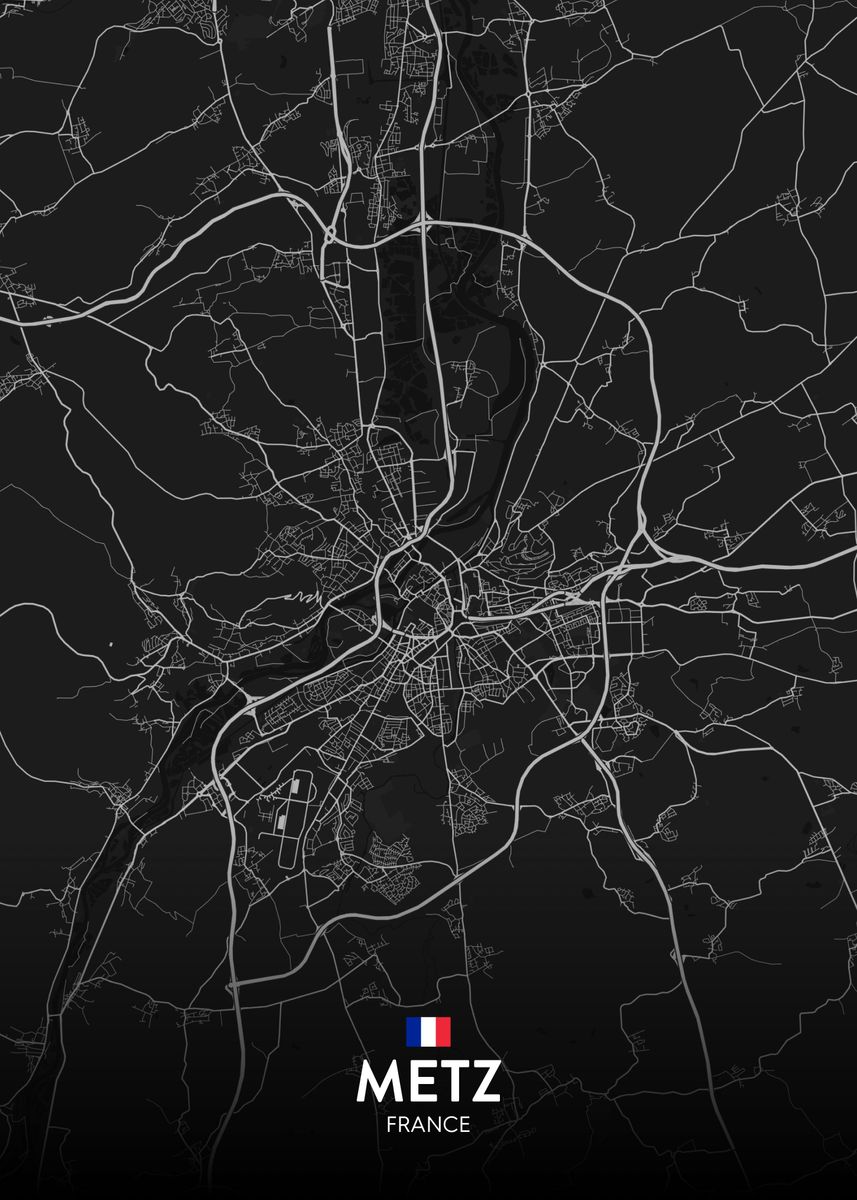 'Metz FR' Poster, picture, metal print, paint by IMR Designs | Displate