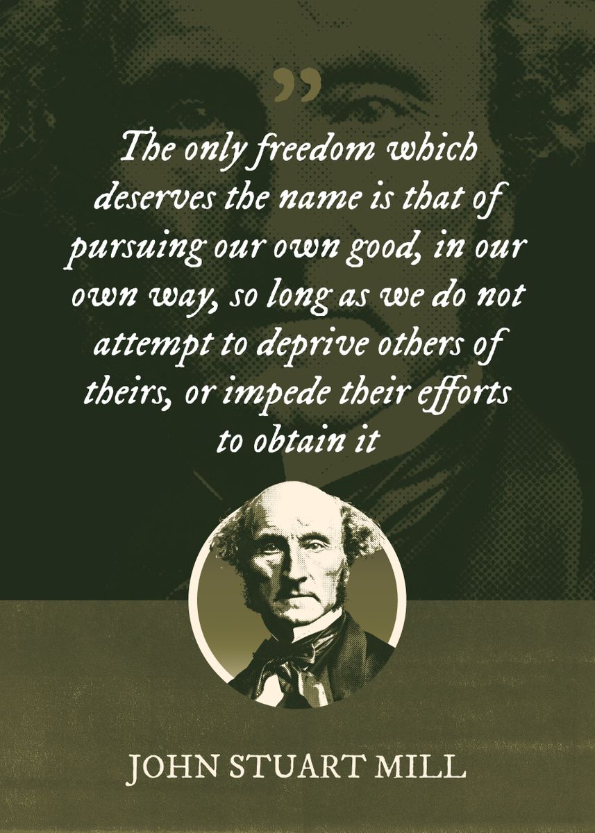 'The only freedom which ' Poster, picture, metal print, paint by ...