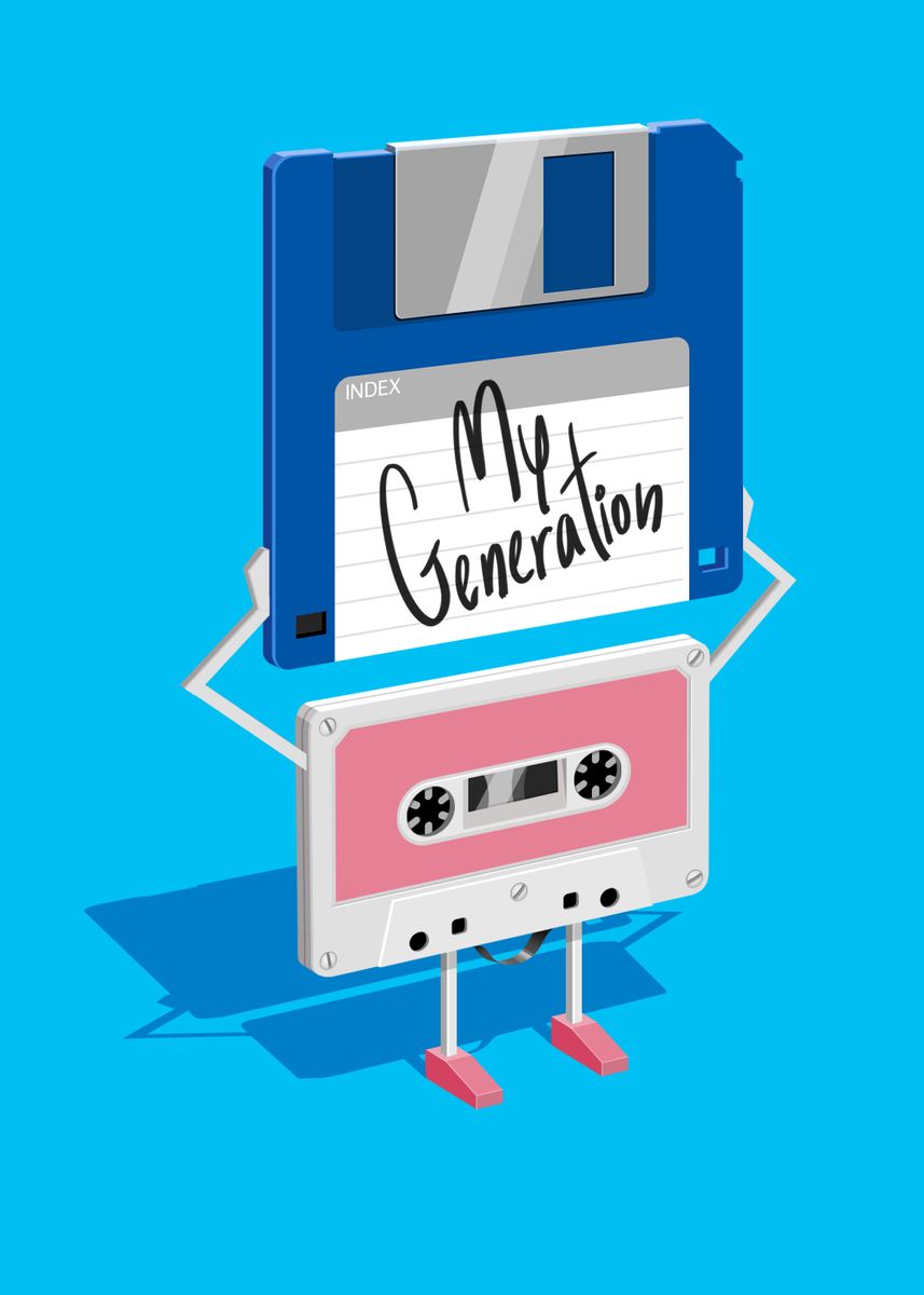 'MY generation' Poster, picture, metal print, paint by Dean Gah | Displate