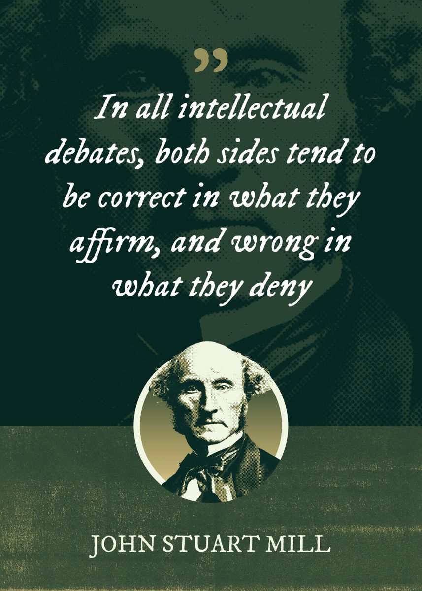 'In all intellectual debate' Poster by Syahrasi | Displate