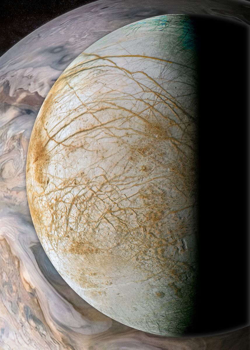 'Europa and Jupiter' Poster by PabloCarlosBudassi | Displate