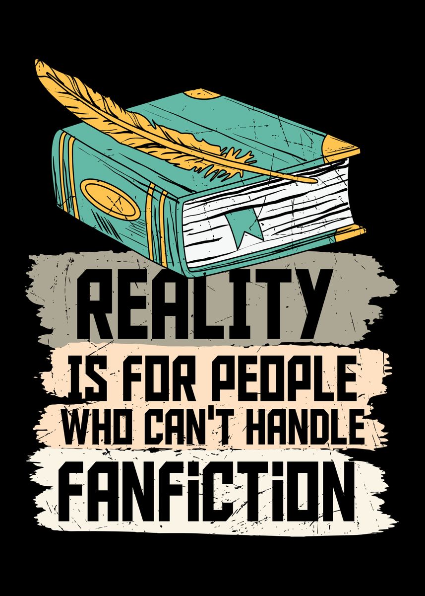 'Funny Author Wall Art' Poster by KalliDesignShop | Displate