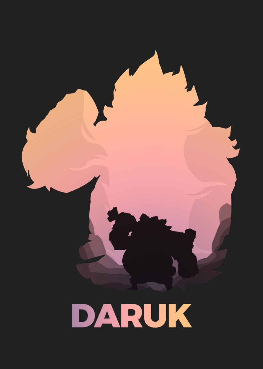 'Daruk The Legend of Zelda' Poster, picture, metal print, paint by ...