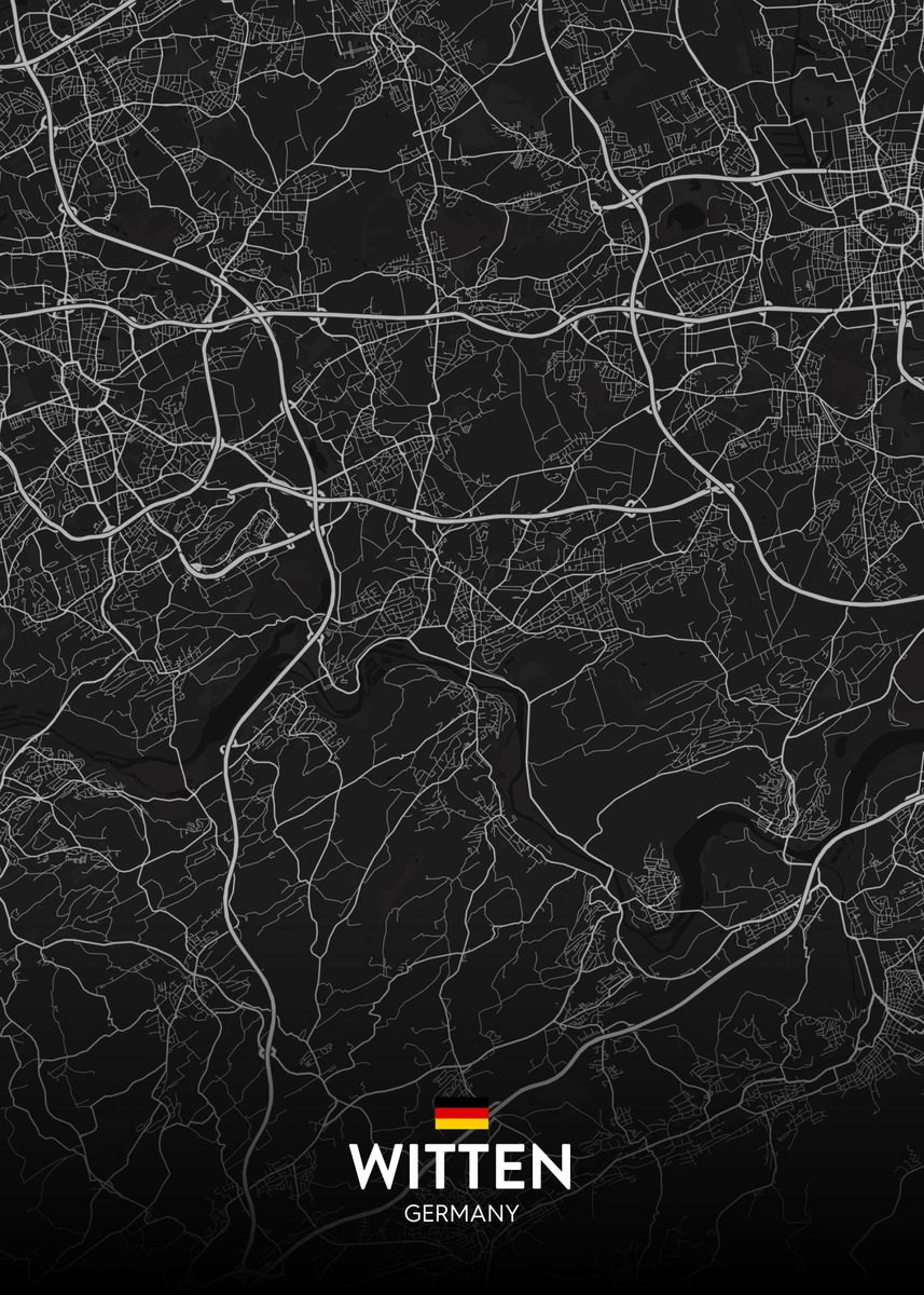 'Witten DE' Poster by IMR Designs | Displate