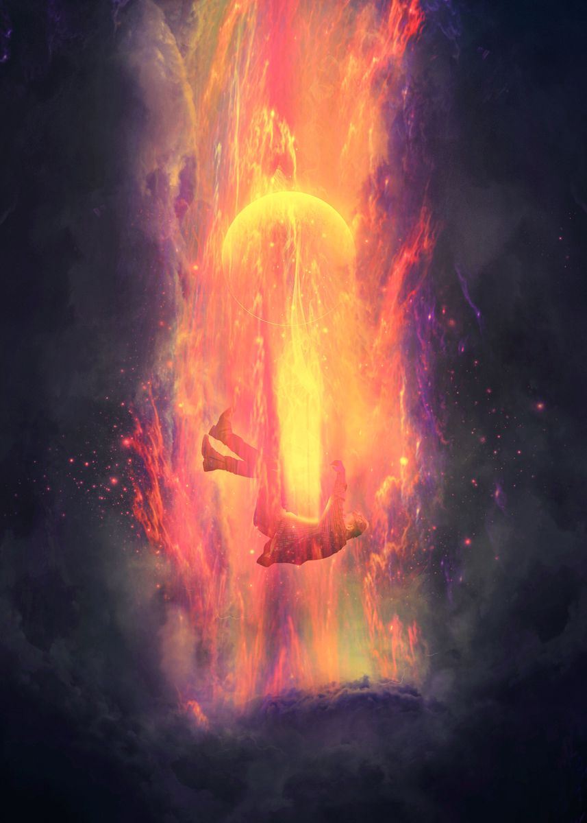 'Free Fall' Poster by Robert Amarandi | Displate