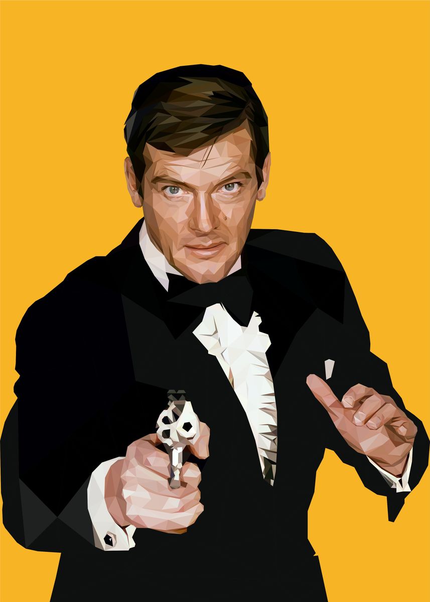 'James Bond 007' Poster, picture, metal print, paint by Lowpoly Posters ...