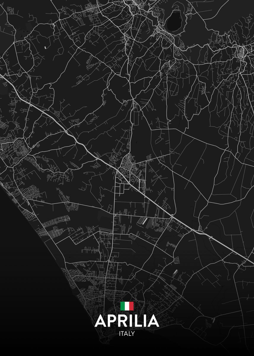 'Aprilia IT' Poster, picture, metal print, paint by IMR Designs | Displate