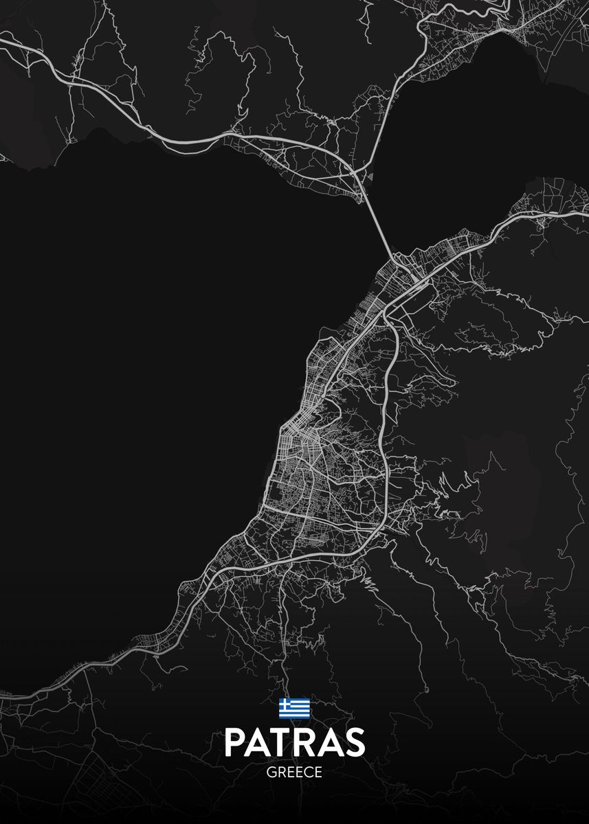 'Patras GR' Poster by IMR Designs | Displate