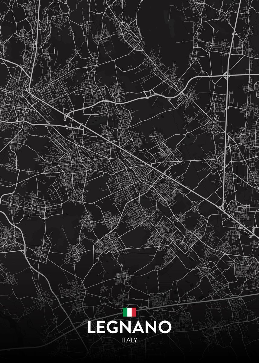 'Legnano IT' Poster, picture, metal print, paint by IMR Designs | Displate