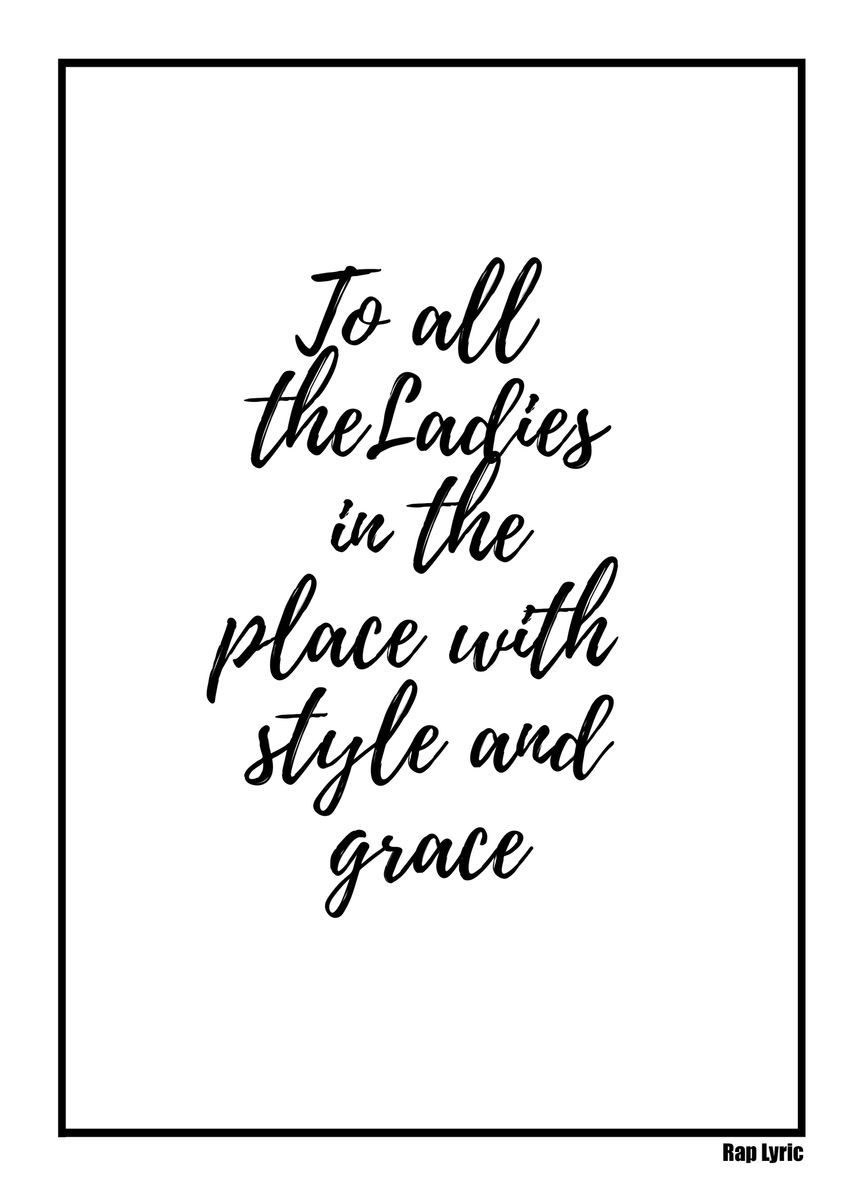 'Rap lyrics' Poster, picture, metal print, paint by Biopic Studio ...