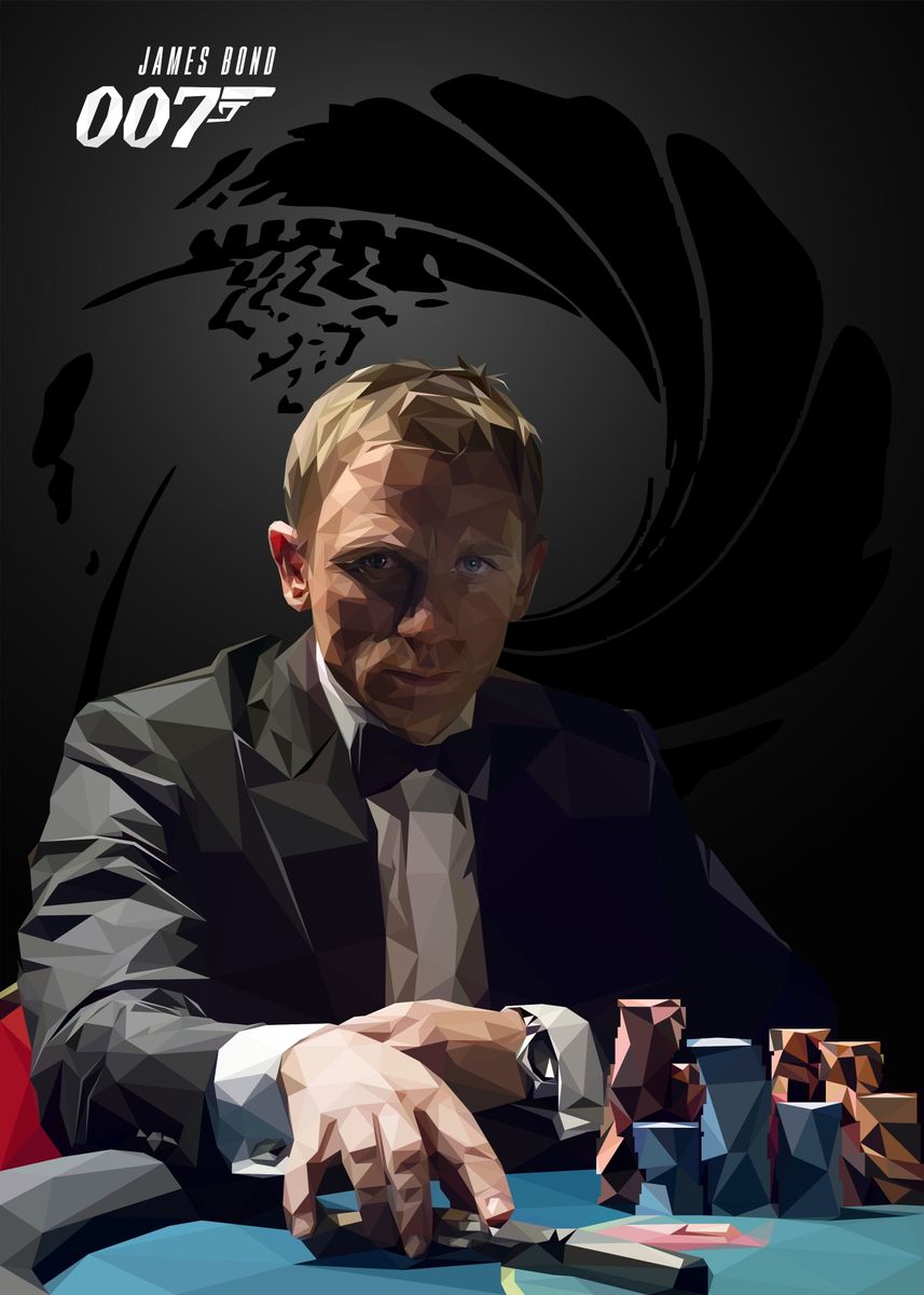 'daniel craig james bond' Poster, picture, metal print, paint by ...