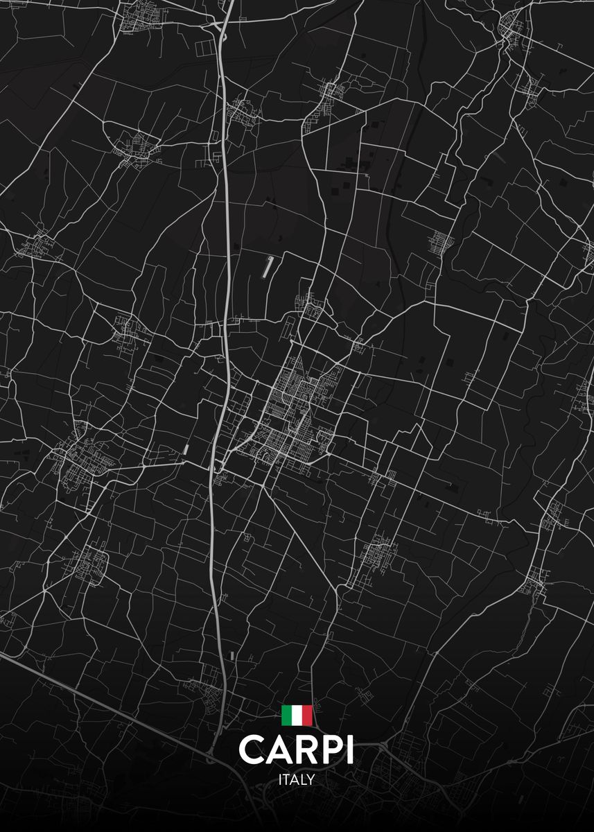 'Carpi IT' Poster, picture, metal print, paint by IMR Designs | Displate