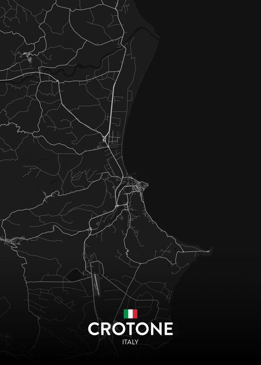 'Crotone IT' Poster, picture, metal print, paint by IMR Designs | Displate