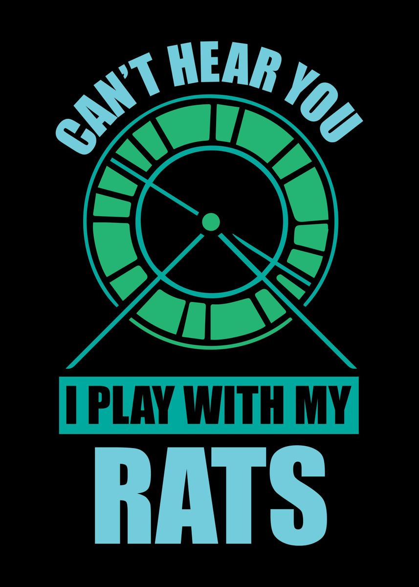 'Rat Rodent Anime Manga' Poster, picture, metal print, paint by ...