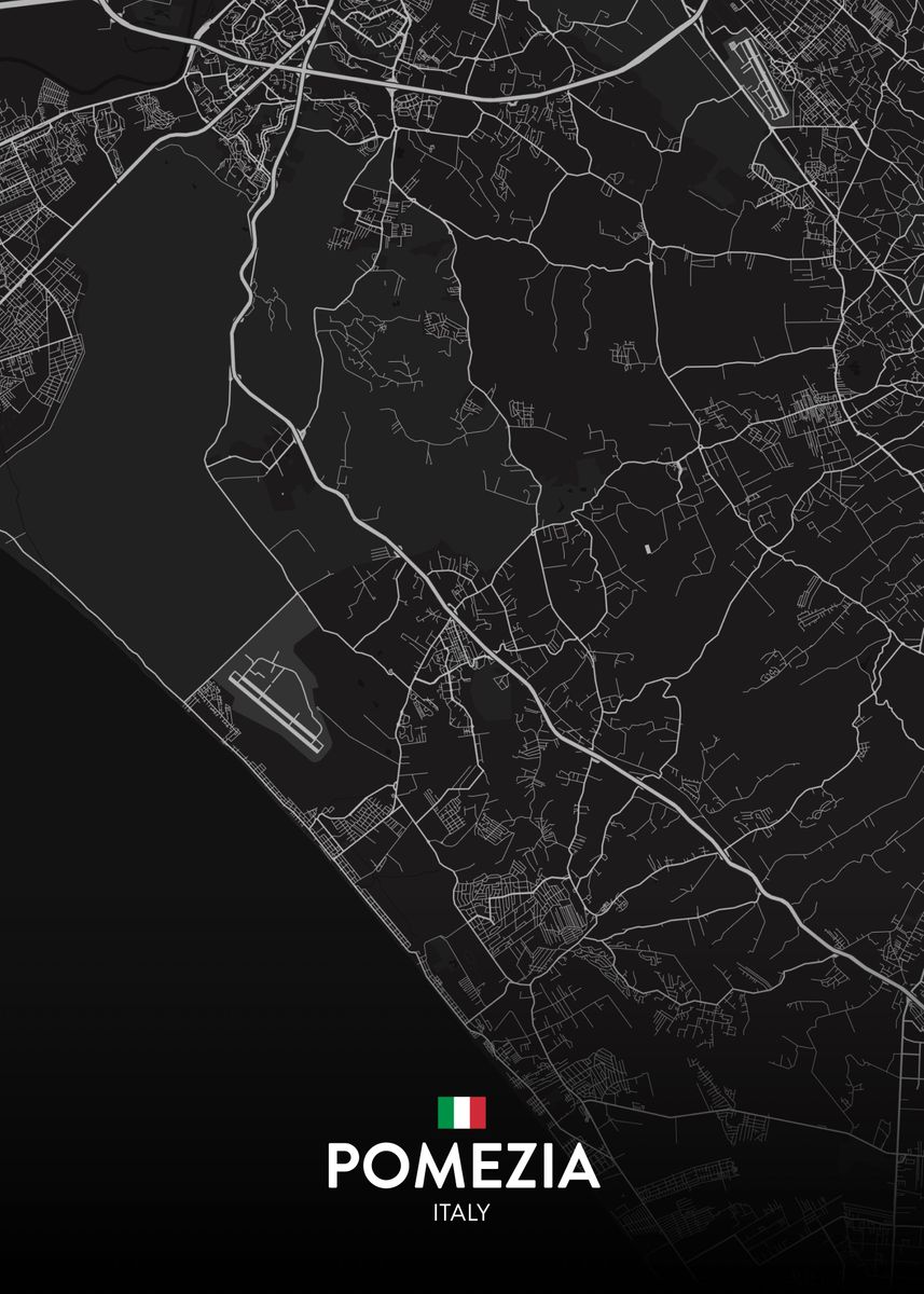 'Pomezia IT' Poster, picture, metal print, paint by IMR Designs | Displate