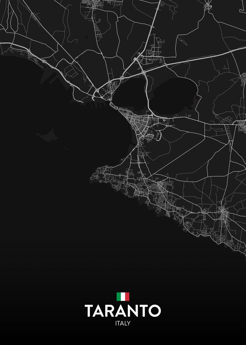 'Taranto IT' Poster, picture, metal print, paint by IMR Designs | Displate