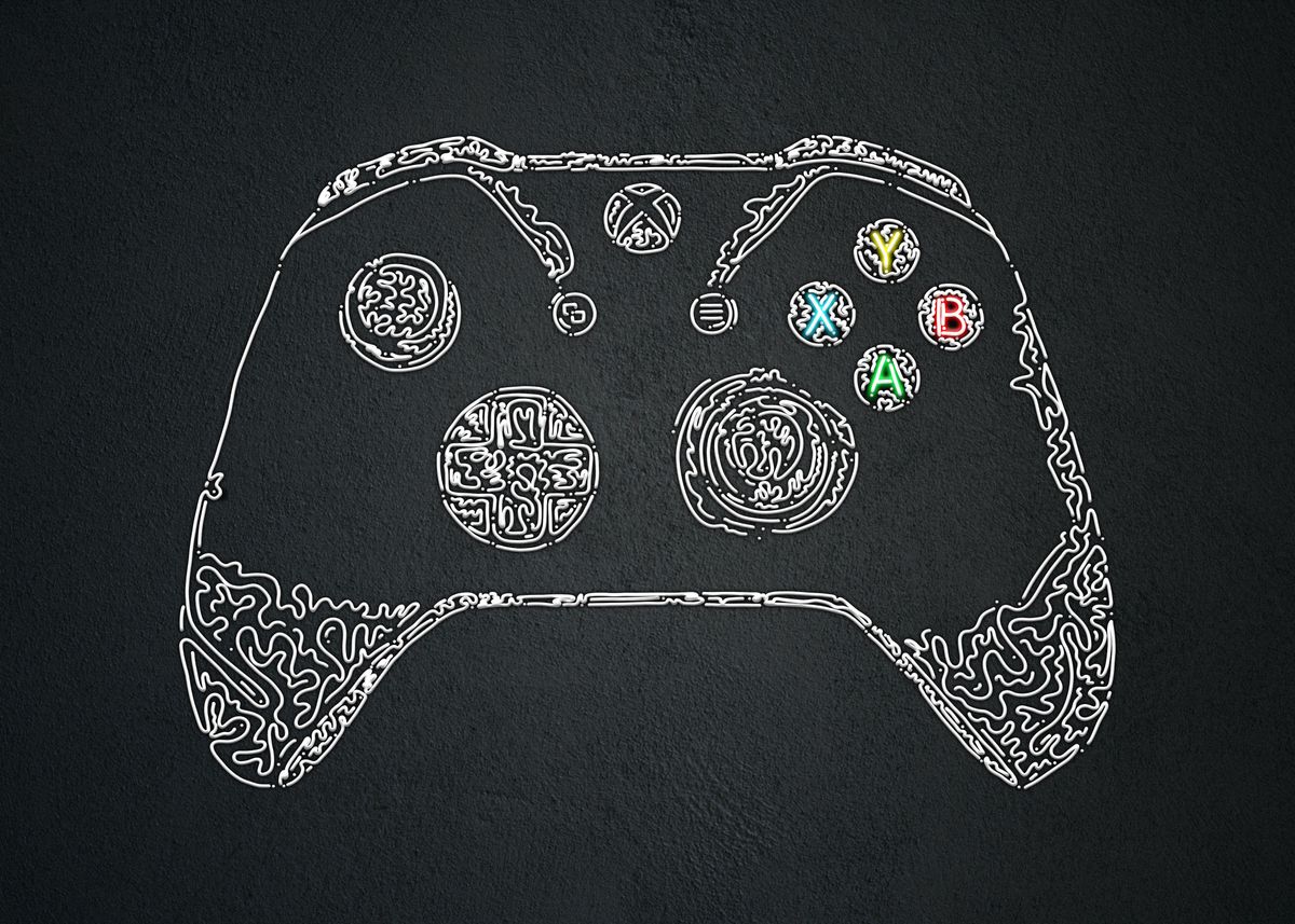 'JOYSTICK' Poster by MoveUp | Displate