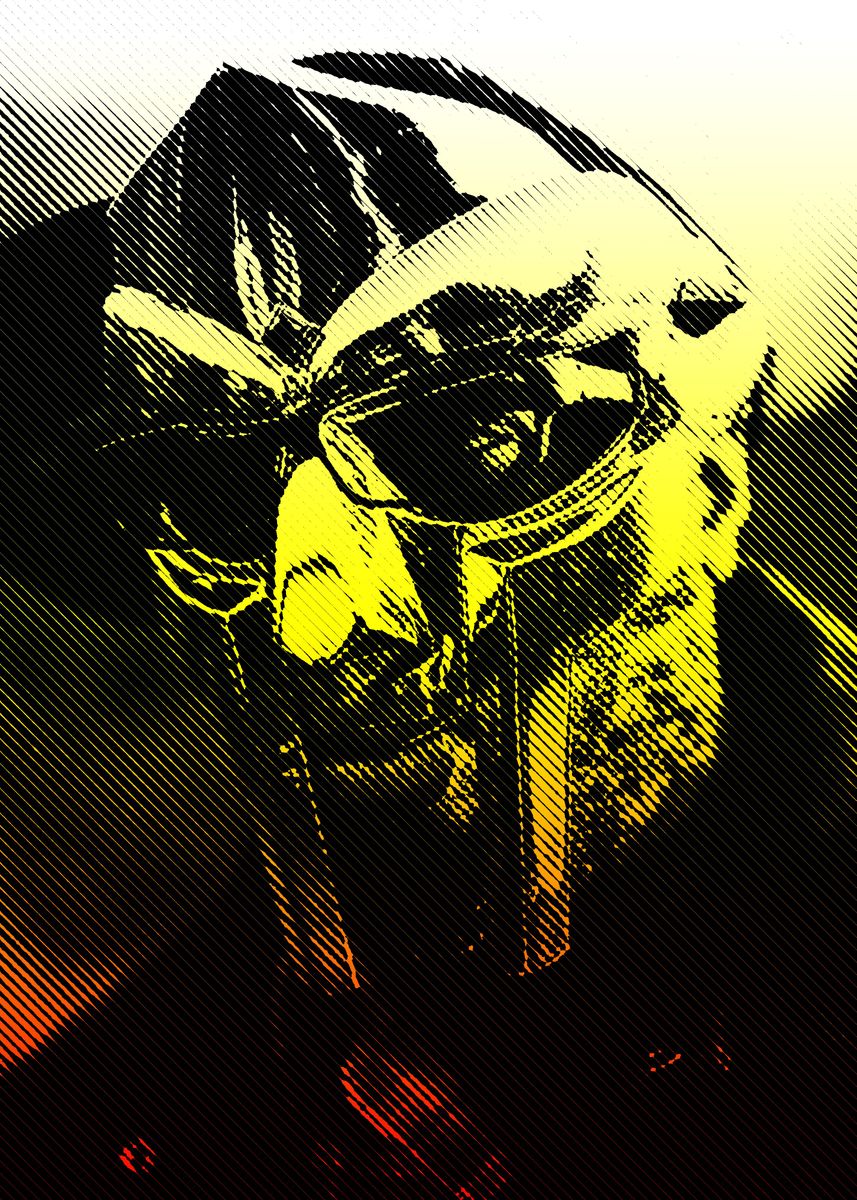 'mf doom' Poster, picture, metal print, paint by Top Collection Metalic ...