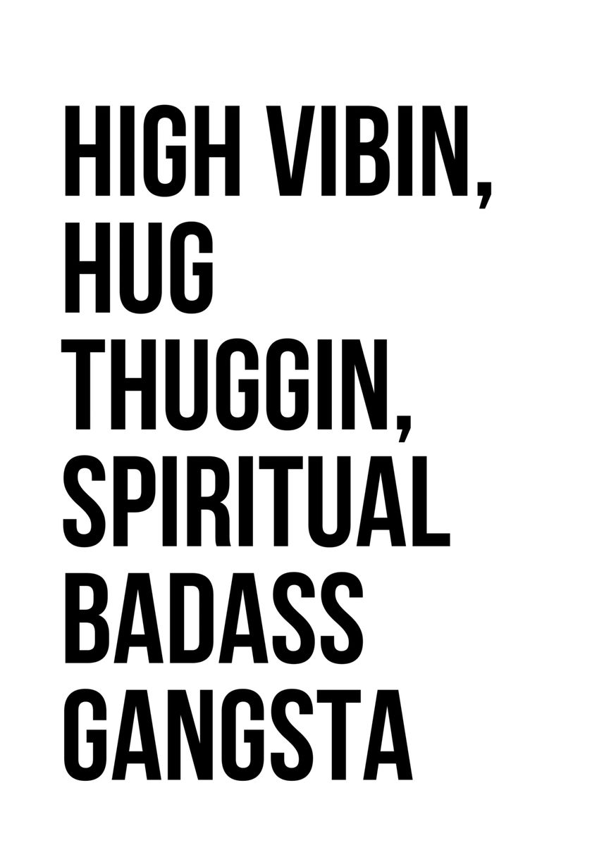 'rap quote ' Poster, picture, metal print, paint by Biopic Studio ...