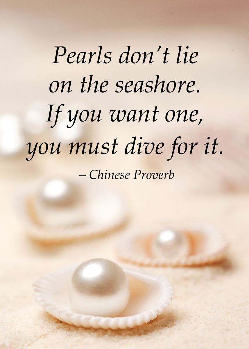 'Pearls' Poster, picture, metal print, paint by CHAN | Displate