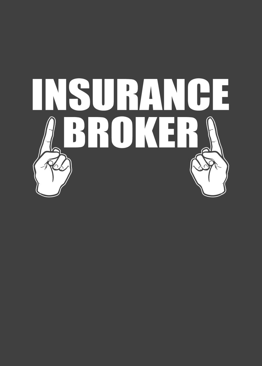 'Insurance Broker' Poster, picture, metal print, paint by Fabian El ...