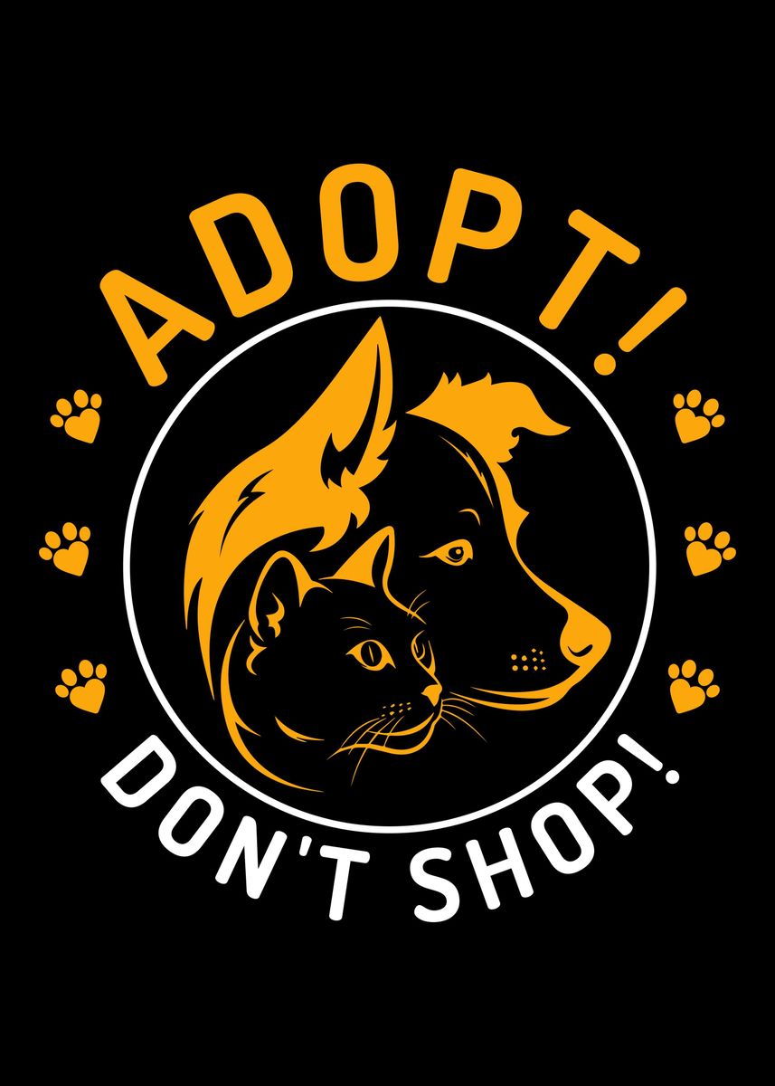 'Animal Rescue Foster' Poster by Christian Mueller | Displate