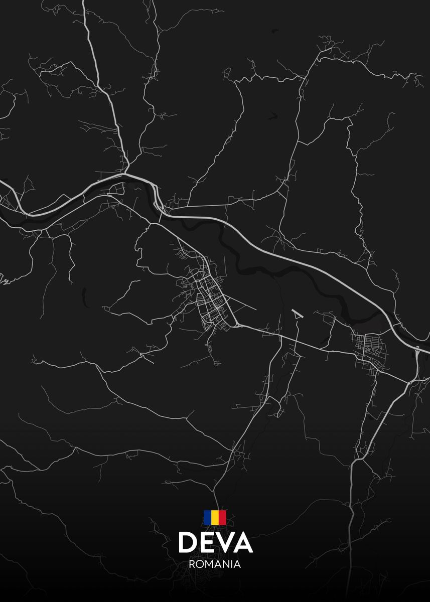 'Deva RO' Poster, picture, metal print, paint by IMR Designs | Displate