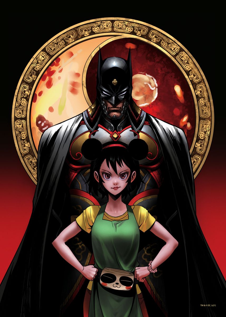 'Batman The World China' Poster, picture, metal print, paint by DC ...