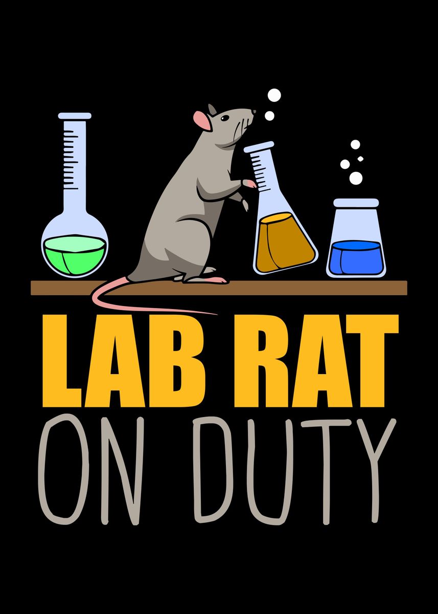 'Rat Rodent Rats' Poster, picture, metal print, paint by Sebastian ...