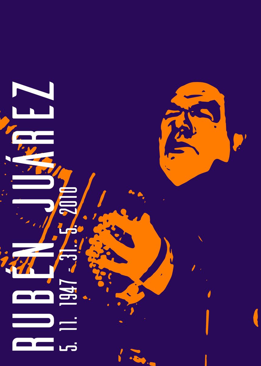 'Ruben Juarez' Poster, picture, metal print, paint by Petra ...