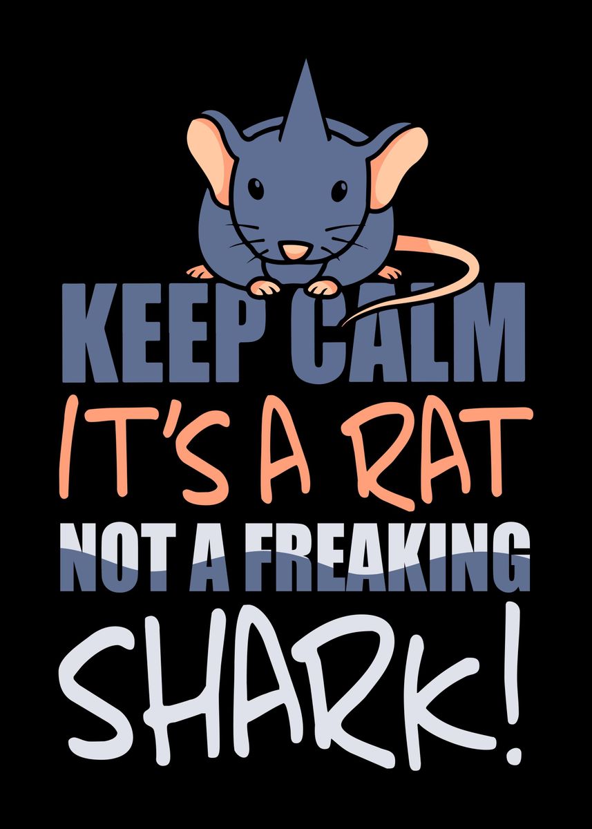 'Rat Rodent Rats' Poster, picture, metal print, paint by Sebastian ...