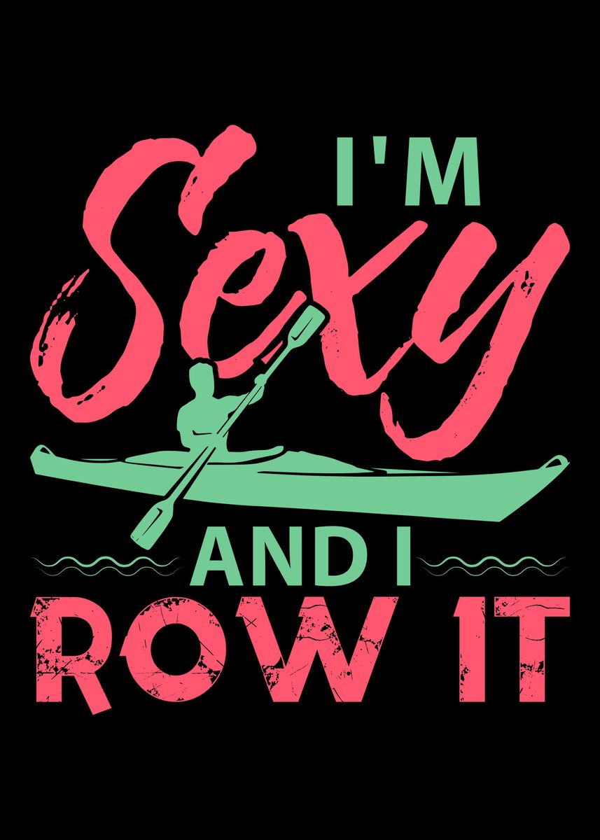 'Funny Kayak Kayaking' Poster by Christian Mueller | Displate