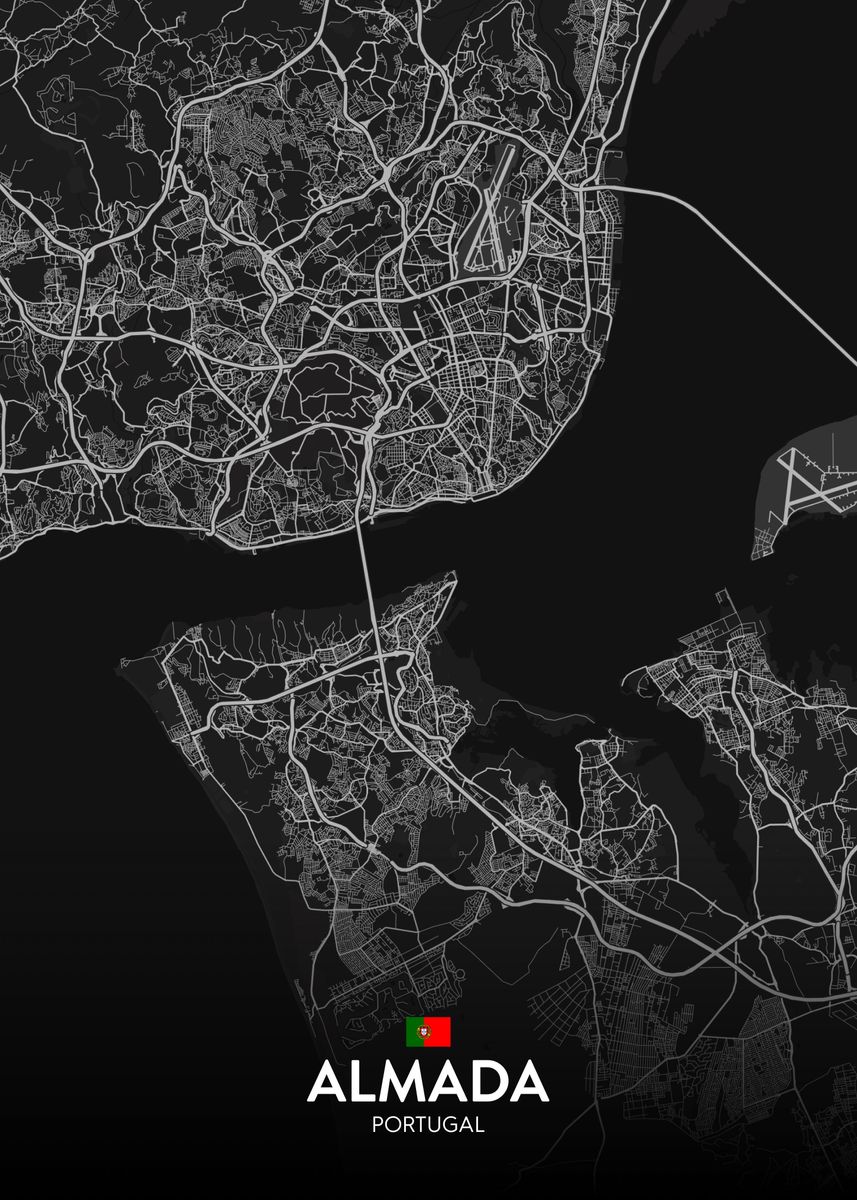 'Almada PT' Poster by IMR Designs | Displate