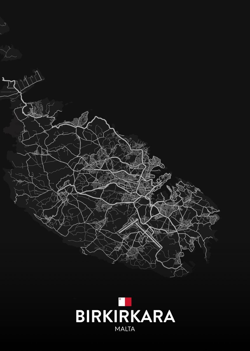 'Birkirkara MT' Poster, picture, metal print, paint by IMR Designs ...