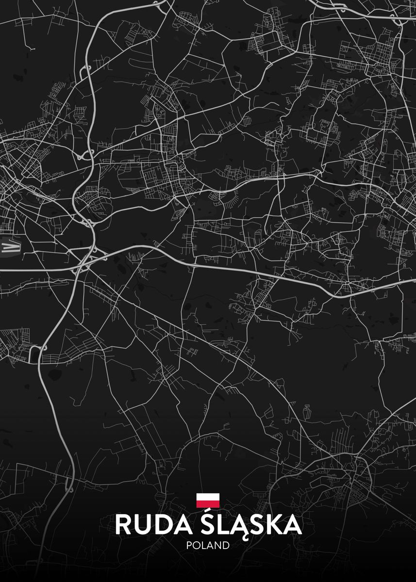 'Ruda Slaska PL' Poster, picture, metal print, paint by IMR Designs ...