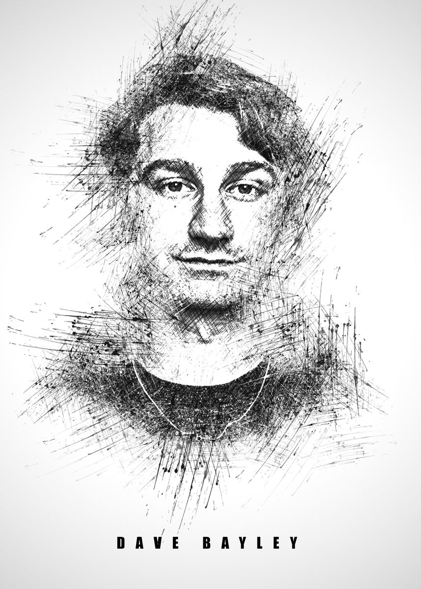 'Dave Bayley' Poster, picture, metal print, paint by Clay Williams ...